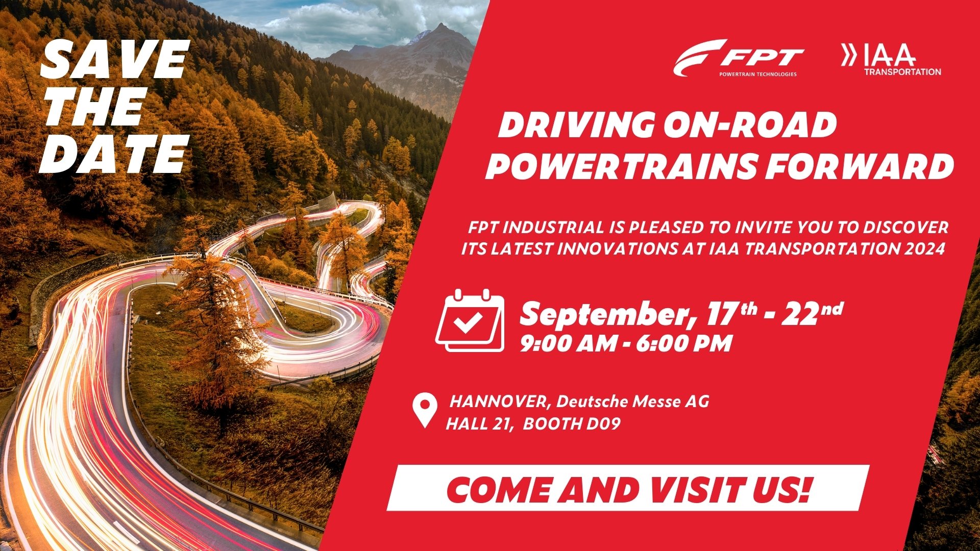 FPT INDUSTRIAL ESTARÁ PRESENTE EN IAA TRANSPORTATION 2024 | Iveco Group